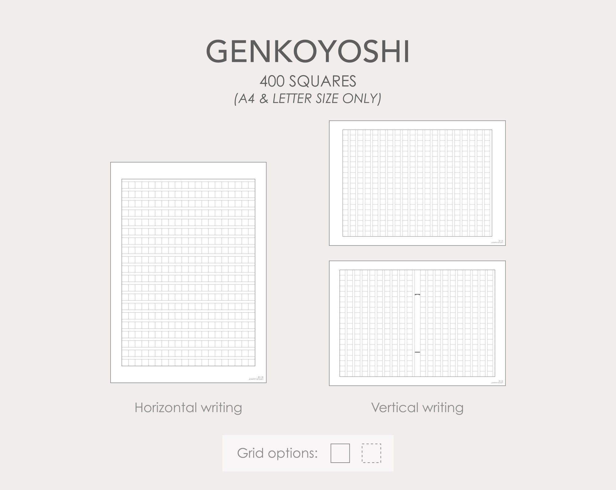 Japanese Writing Paper Templates PDF Digital, Printable - Etsy Singapore