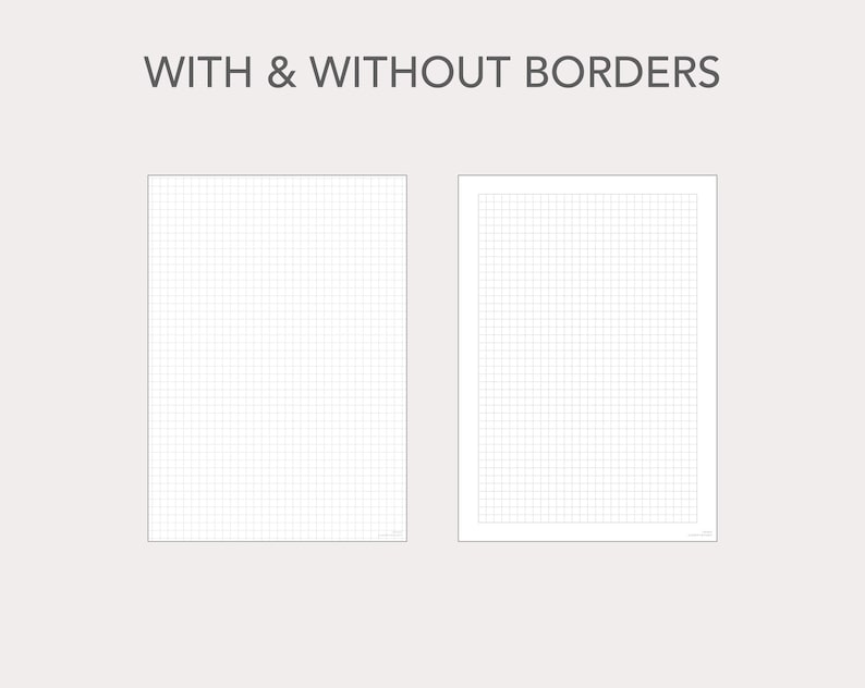 Solid & Dashed Line Grid Paper Templates | PDF | Digital, Printable - Etsy