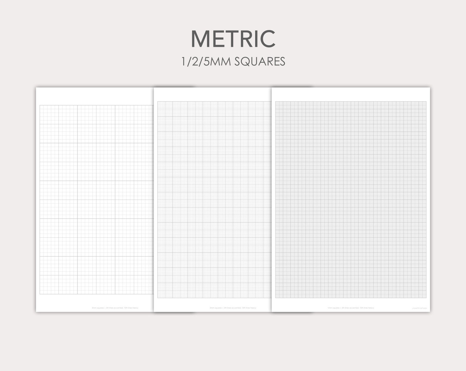Stem Graph Paper Templates Pdf Digital Printable Etsy