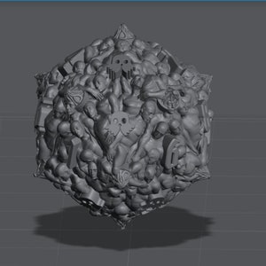 All Dice Sets 3D .stl Files Compatible With Kingdom Death KDM Gamblers ...