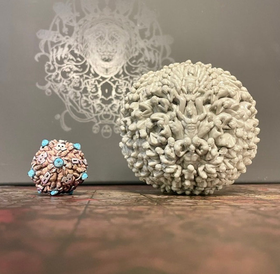 The Dreamer's Dice Set - Unpainted - Compatible With Kingdom Death ...