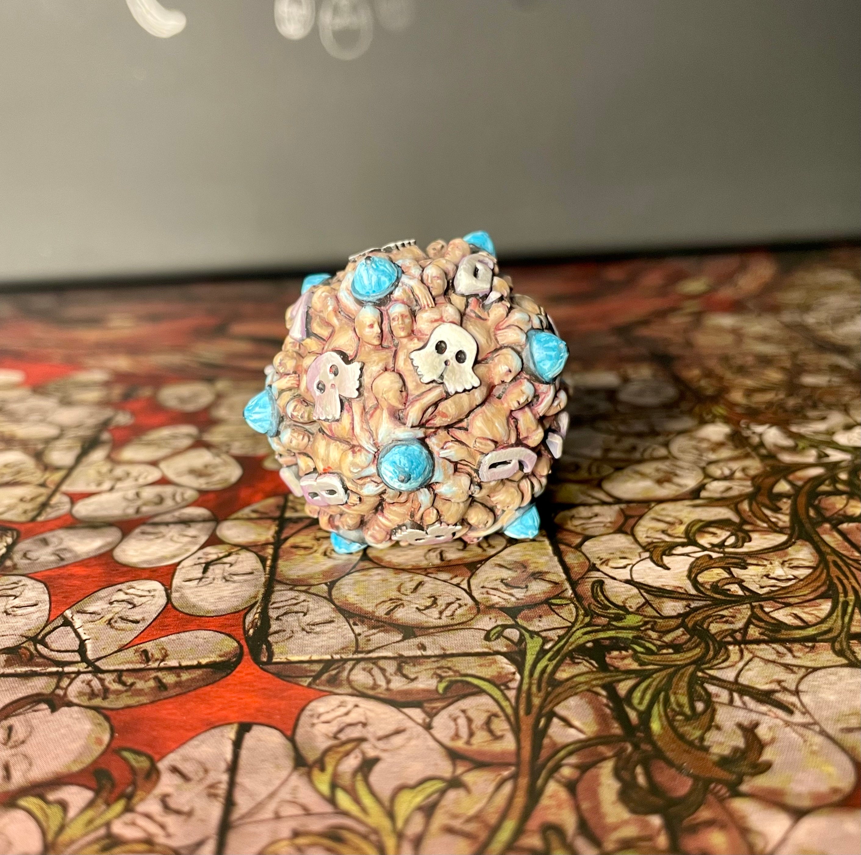 The Dreamer's Dice Set Unpainted Compatible With Kingdom Death KDM ...