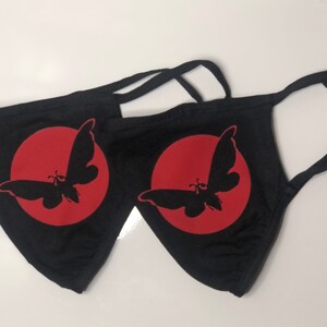 King Ghidorah & Mothra Face Masks | Godzilla Kaiju | Reusable Black ...