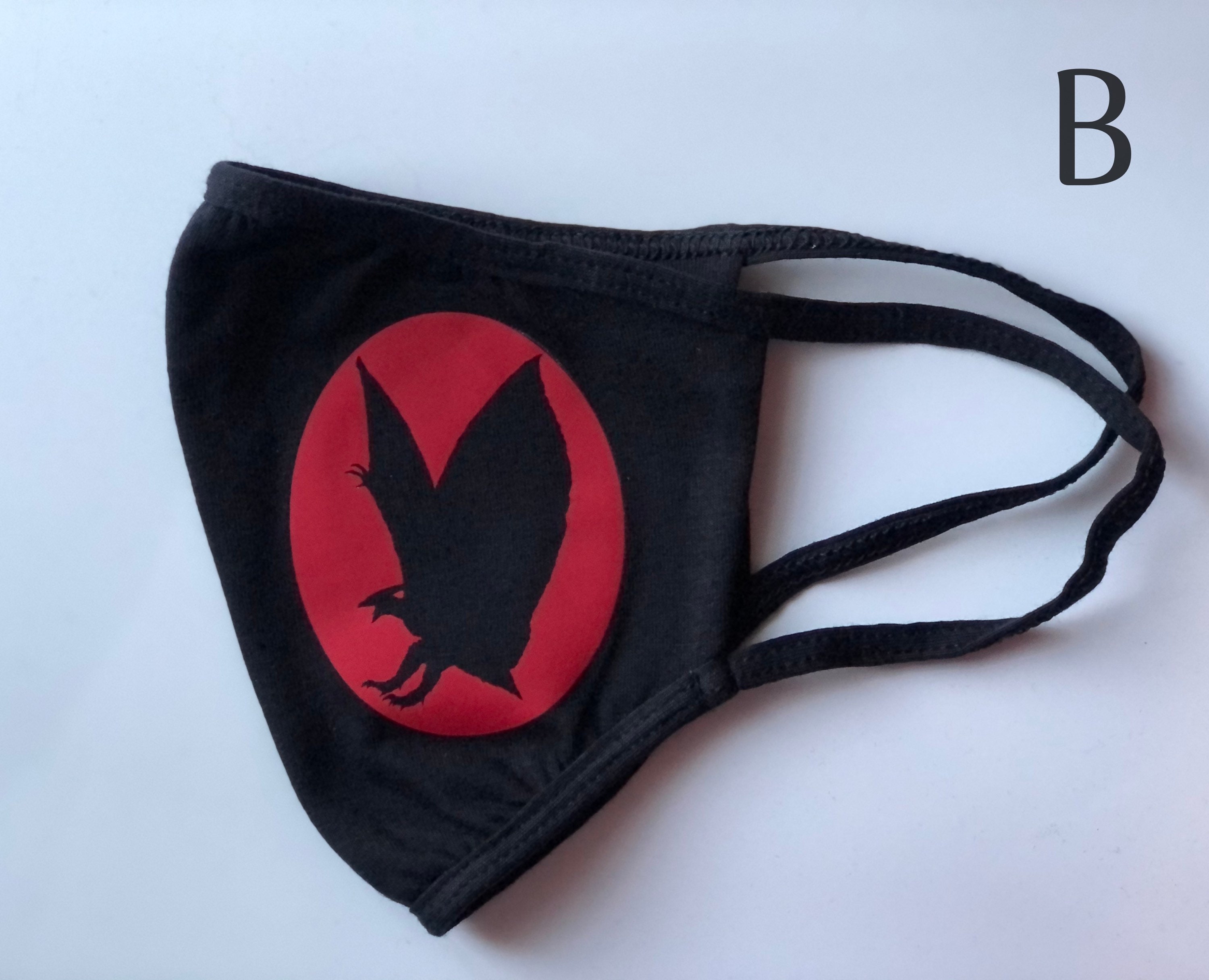 Rodan Godzilla Face Mask Flying Fire Dragon King of the | Etsy