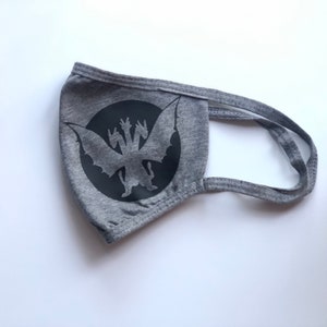 King Ghidorah & Mothra Face Masks | Godzilla Kaiju | Reusable Black ...