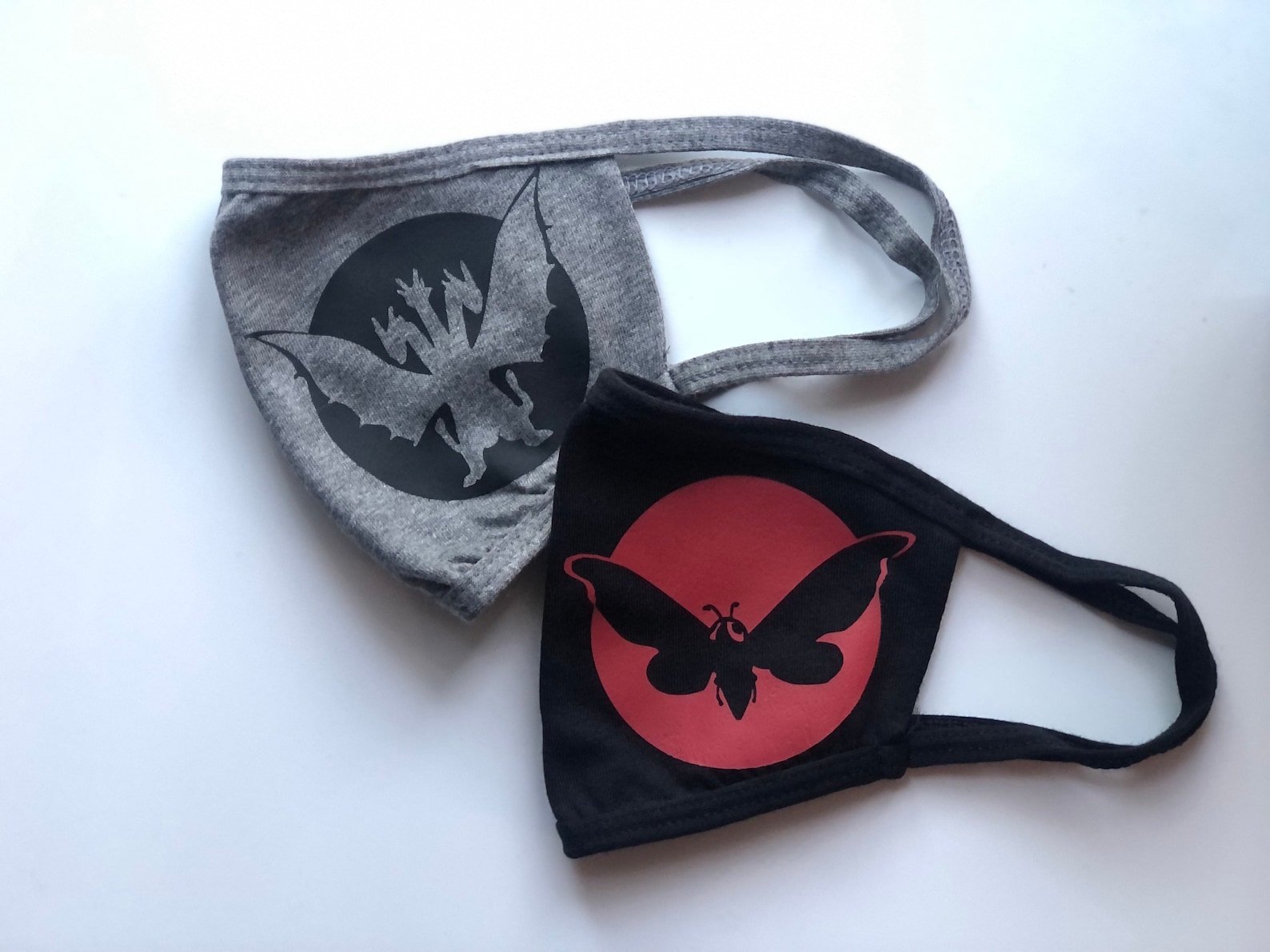 King Ghidorah & Mothra Face Masks Godzilla Kaiju Reusable - Etsy