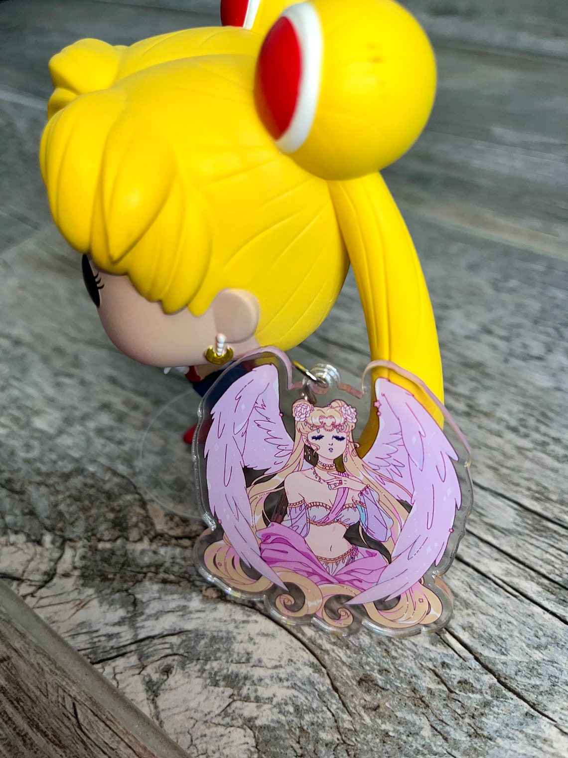 Usagi Goddess Pinkeychain Etsy