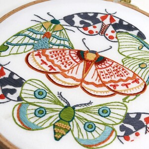 Hand Embroidery Kit, Moths, Hoop Art, Mom Gift, Gift for Friend - Etsy