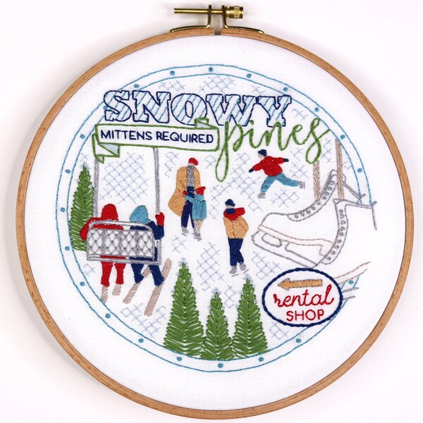 Ski Embroidery - Etsy