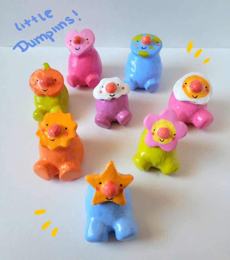 Little Dumplins Clay Figurines - Etsy