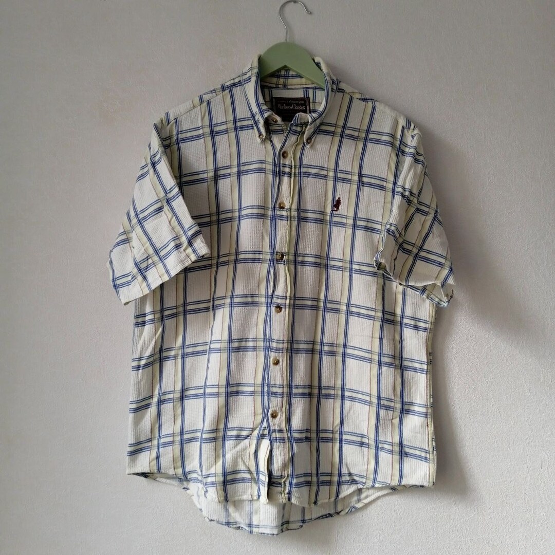 Vintage Marlboro Classic Shirt Button up / Western Shirt / Outdoors ...