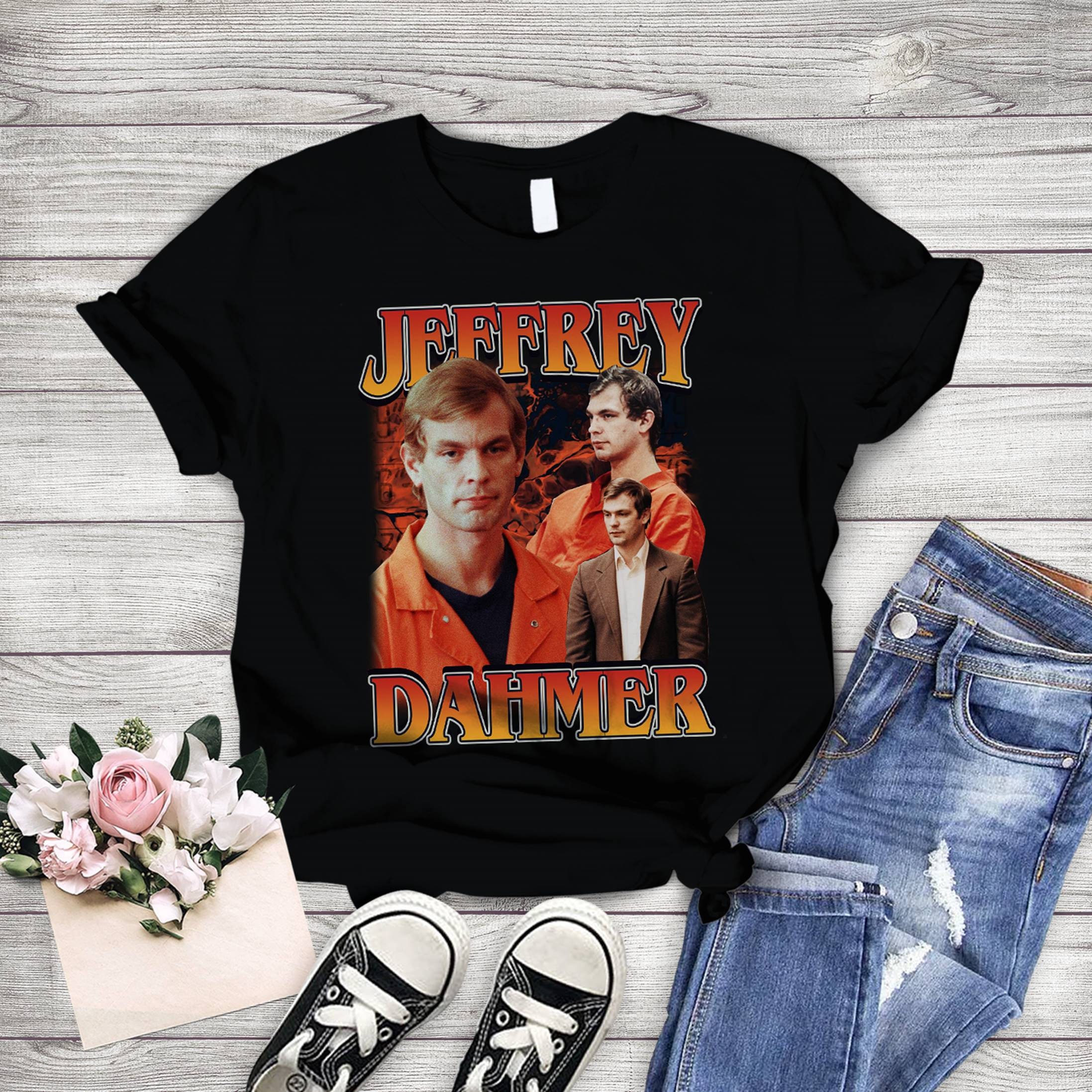 Jeffrey Dahmer American Serial Killer Vintage Shirt Designed & Sold By ...