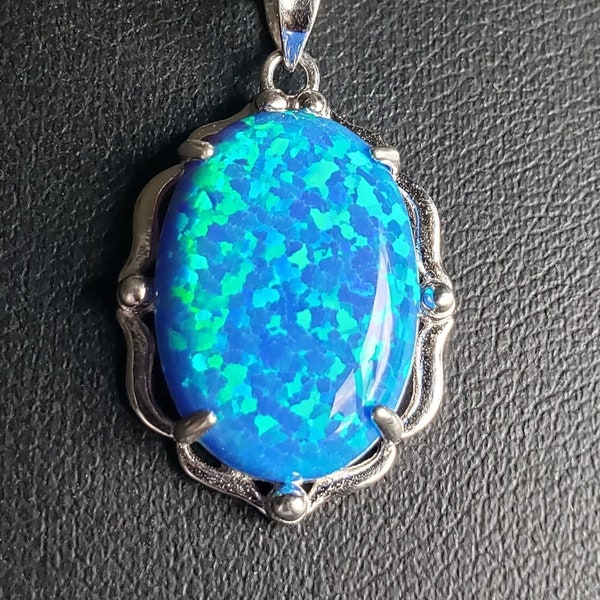 Bright Blue Opal - Etsy