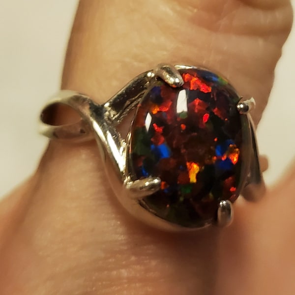 Black Fire Opal - Etsy