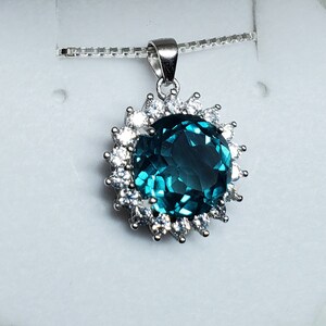 Color-change Halo Necklace, See Video for Color Change! 10mm Round ...