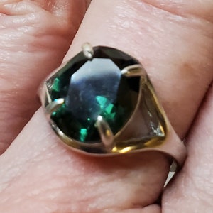 Large Alexandrite Color-change Ring, See Video for Colors! 10x12mm 5.4 ...