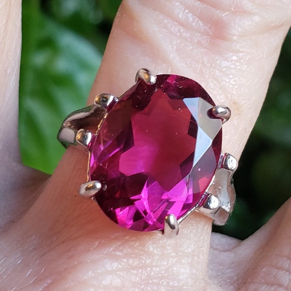 Large Ruby Ring - Etsy