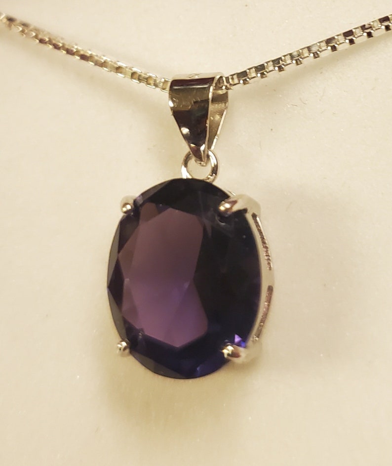 Alexandrite Color-change Necklace See Colors on Video - Etsy