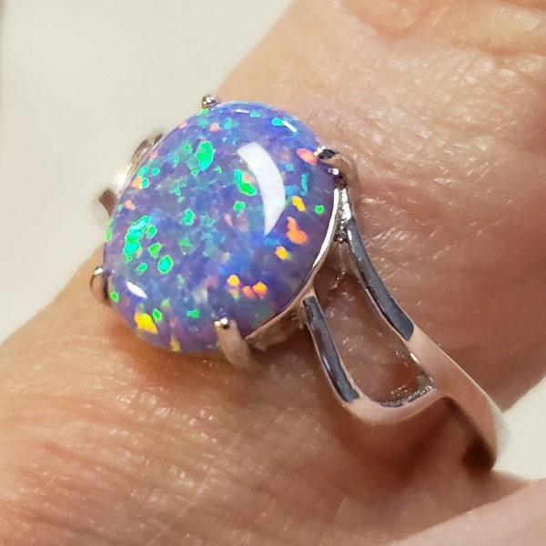 Purple Fire Opal - Etsy