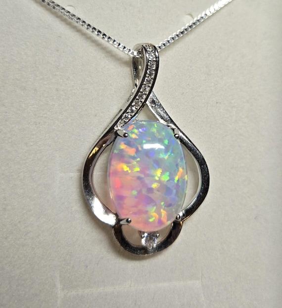 Synthetic Opal Pendant