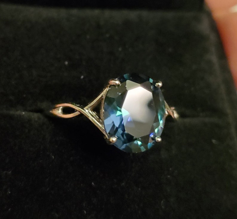 Alexandrite Color-change Twist Ring See Video for Colors - Etsy