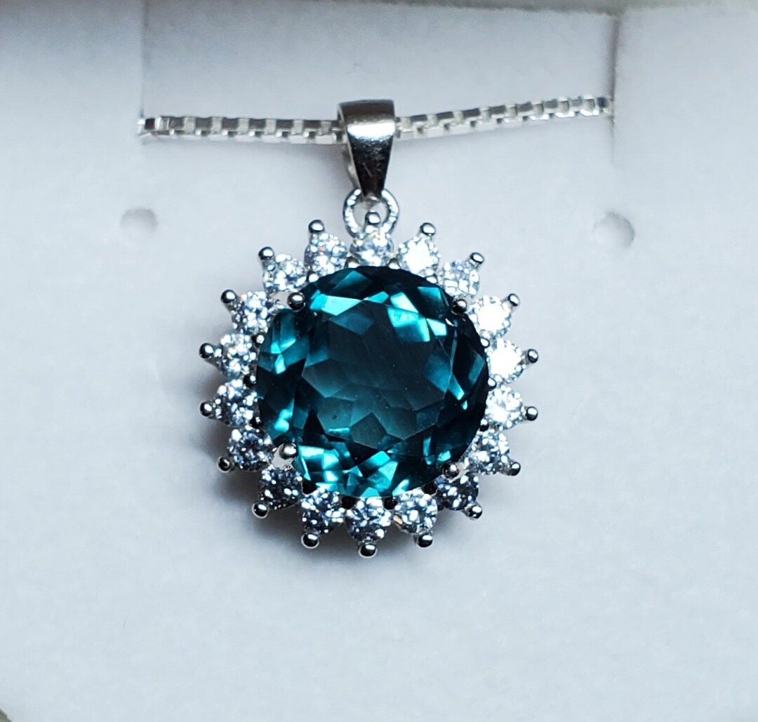 Color-change Halo Necklace, See Video for Color Change! 10mm Round ...