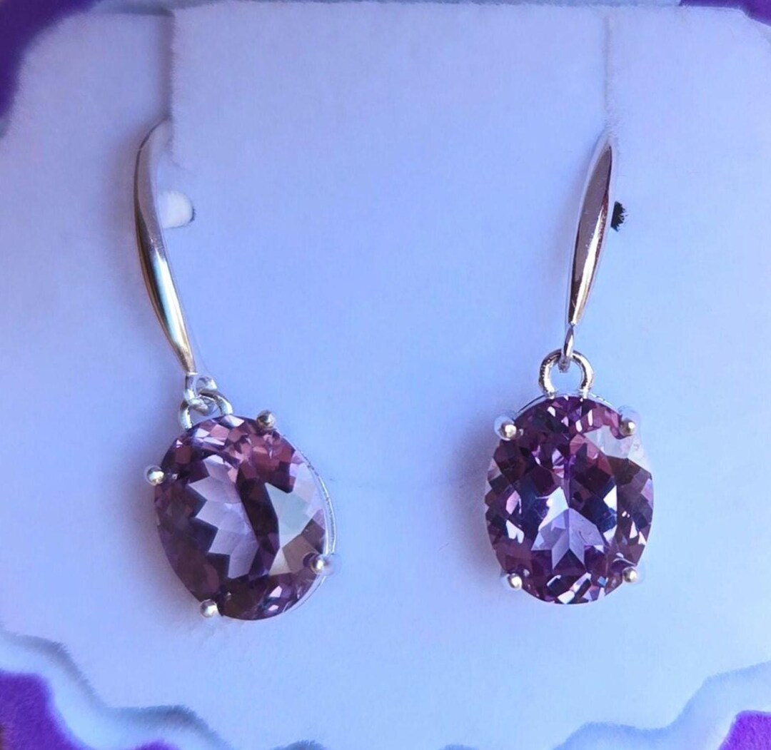 Alexandrite Color-change Earrings, See Video for Colors! (see Details ...
