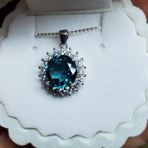Color-change Halo Necklace, See Video for Color Change! 10mm Round ...