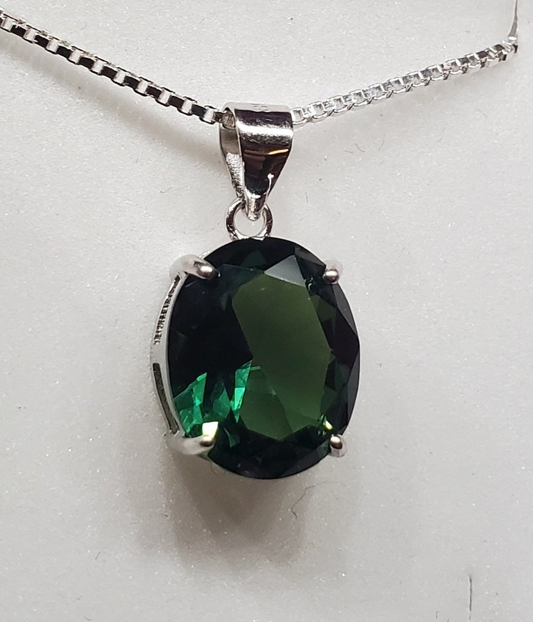 Alexandrite Color-change Necklace, See Colors on Video 10x12mm 5.4 Ct ...