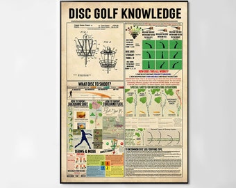 Disc Golf Poster - Etsy
