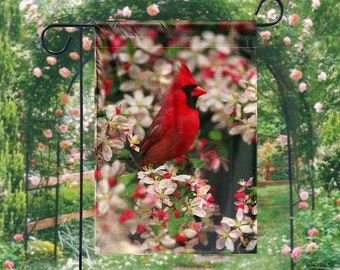 Cardinal Bird Flag - Etsy