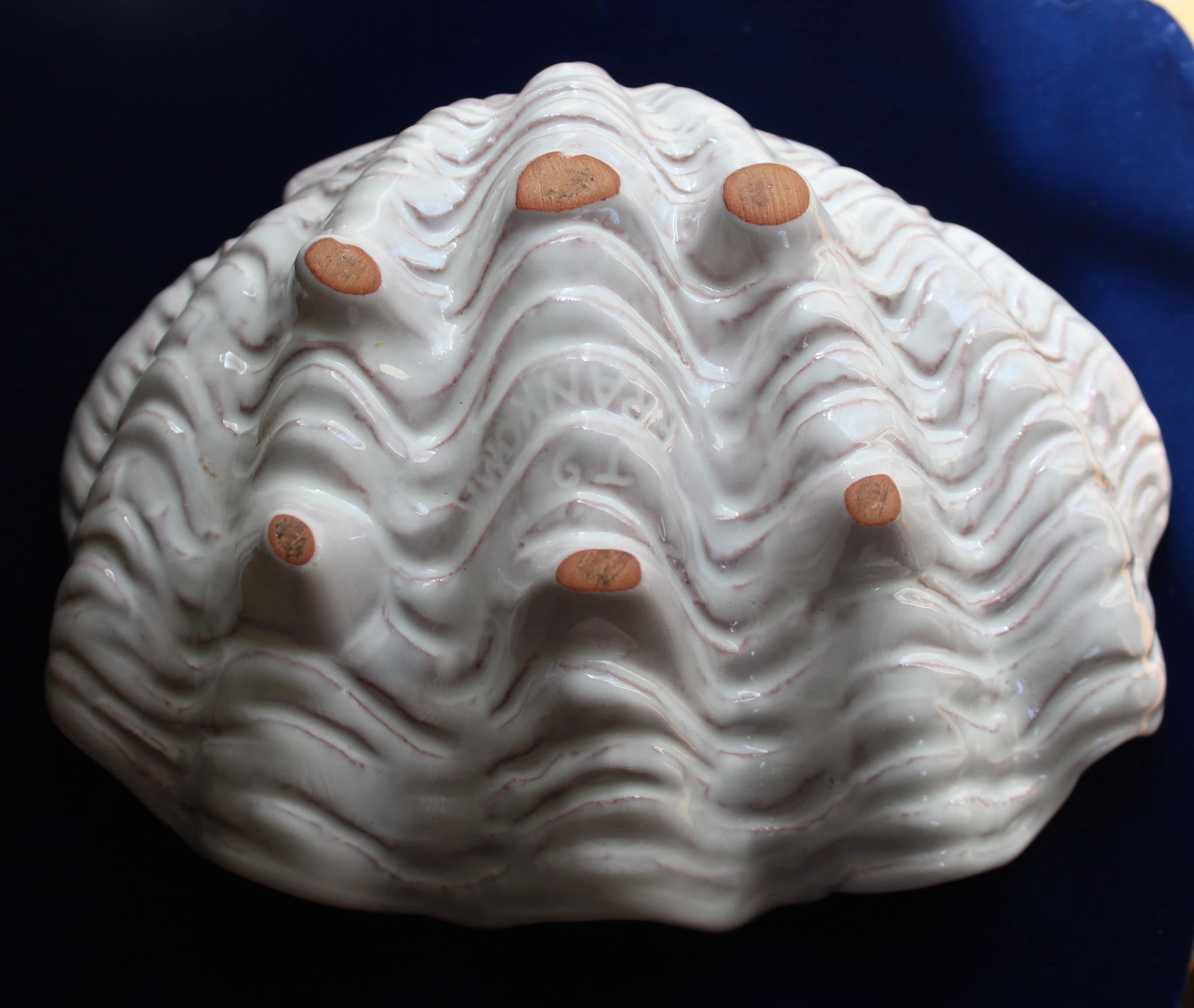 Frankoma Glazed Pottery Half Clam Shell Dish - Etsy