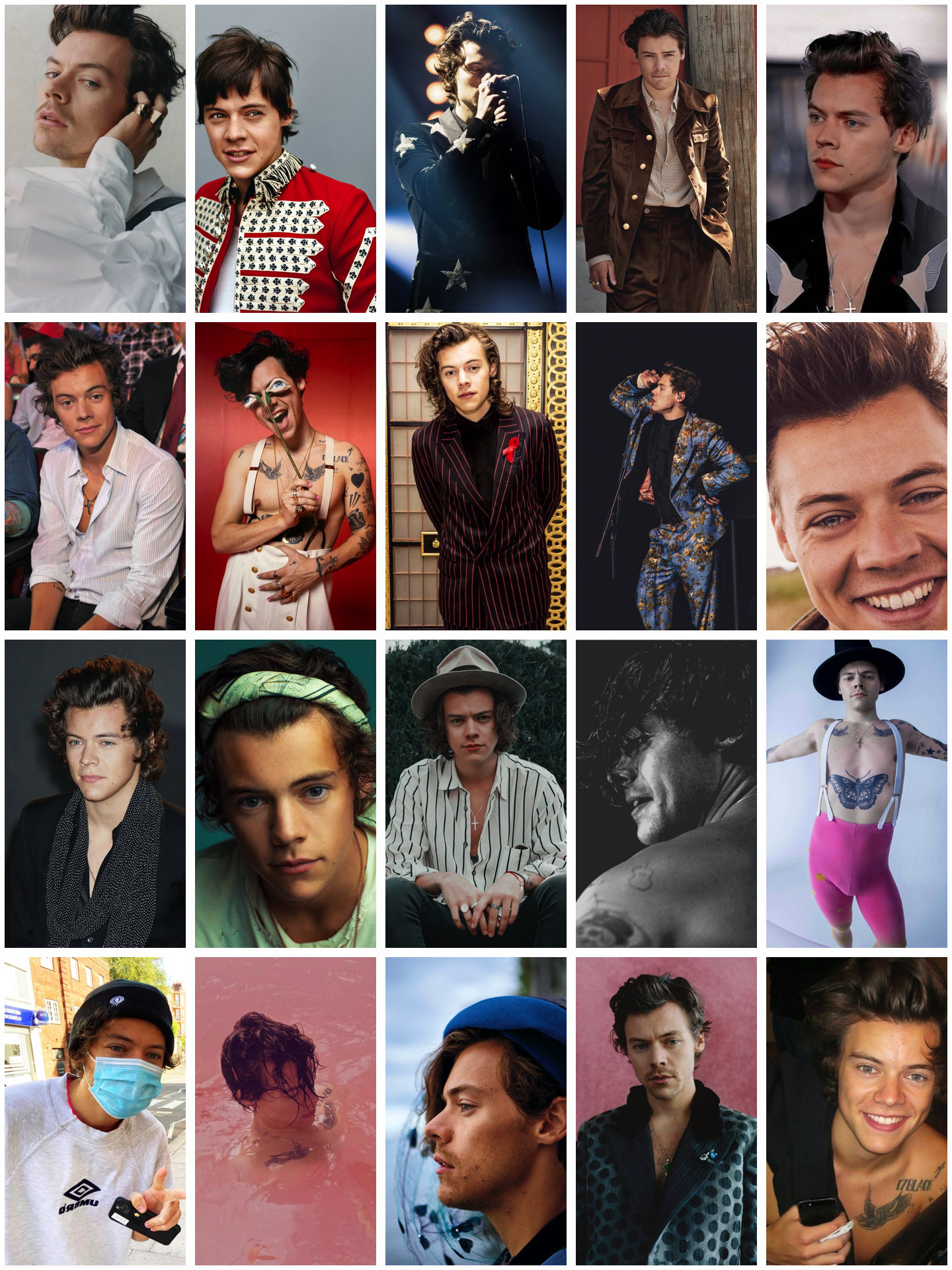 40 photo Harry Styles 2nd Wall collage kit Aesthetic room | Etsy