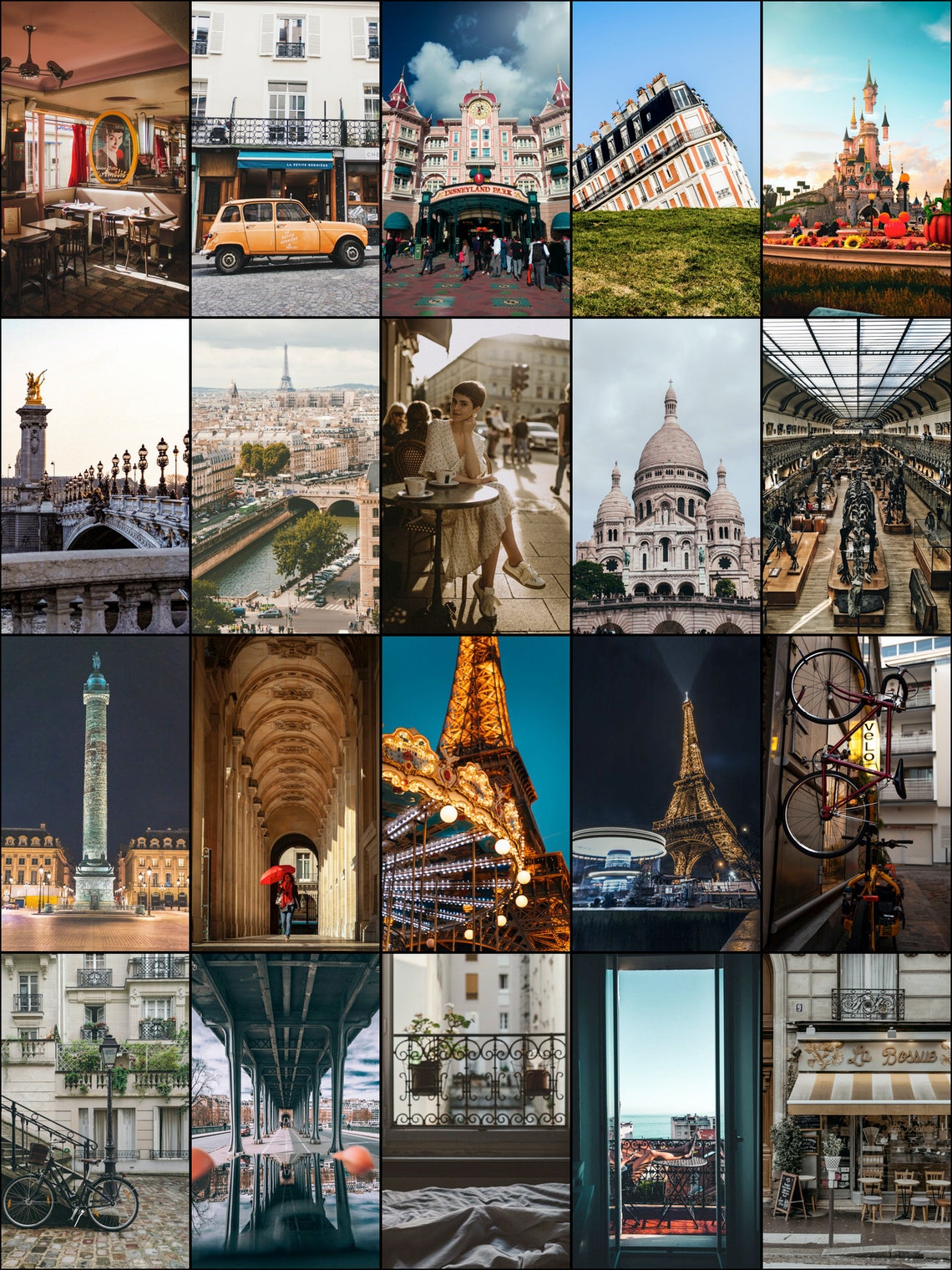 100 Paris&France Wall collage kit Aesthetic room decor Room | Etsy