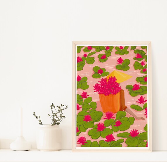 Digital Art Print Download Prints Set Bundle Colorful | Etsy