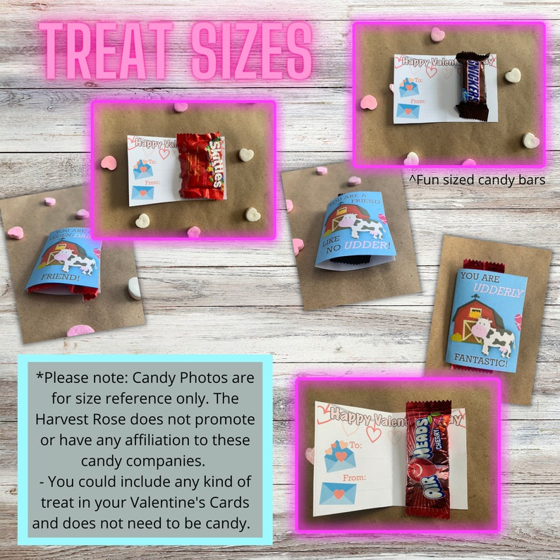 BUNDLE - Valentine's Day Cards for Kids, Farm Animal - Cow Themed, Maze ...