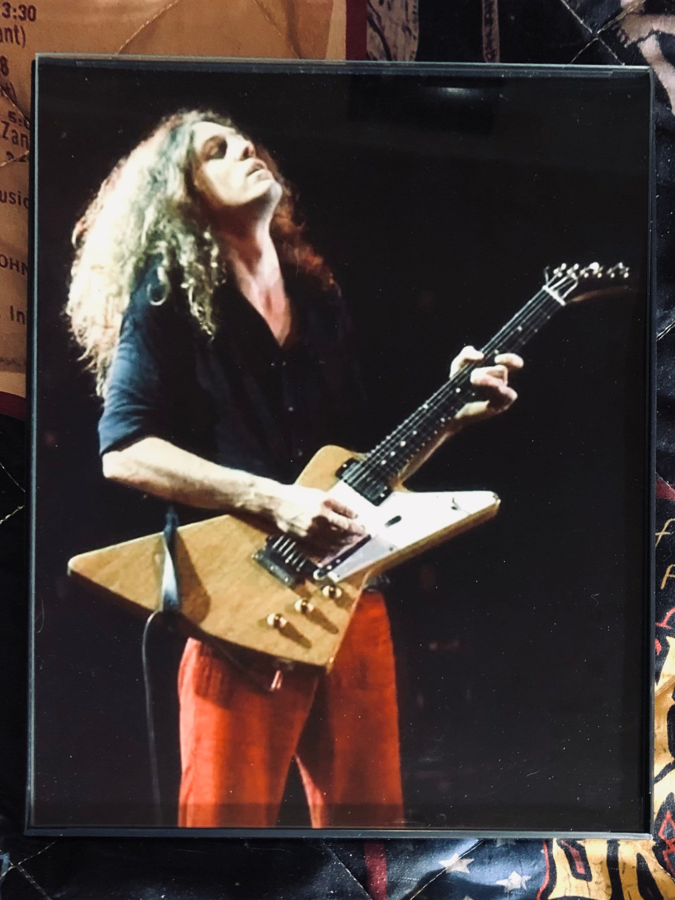 Allen Collins Onstage LYNYRD SKYNYRD 8X10 Framed Photo | Etsy