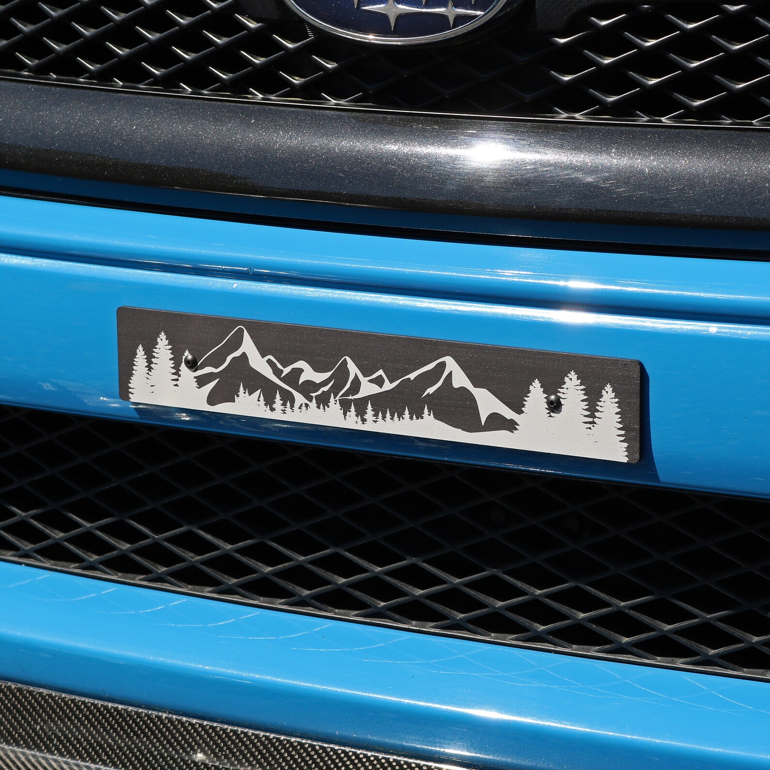 Billetworkz mountains License Plate Delete - Etsy