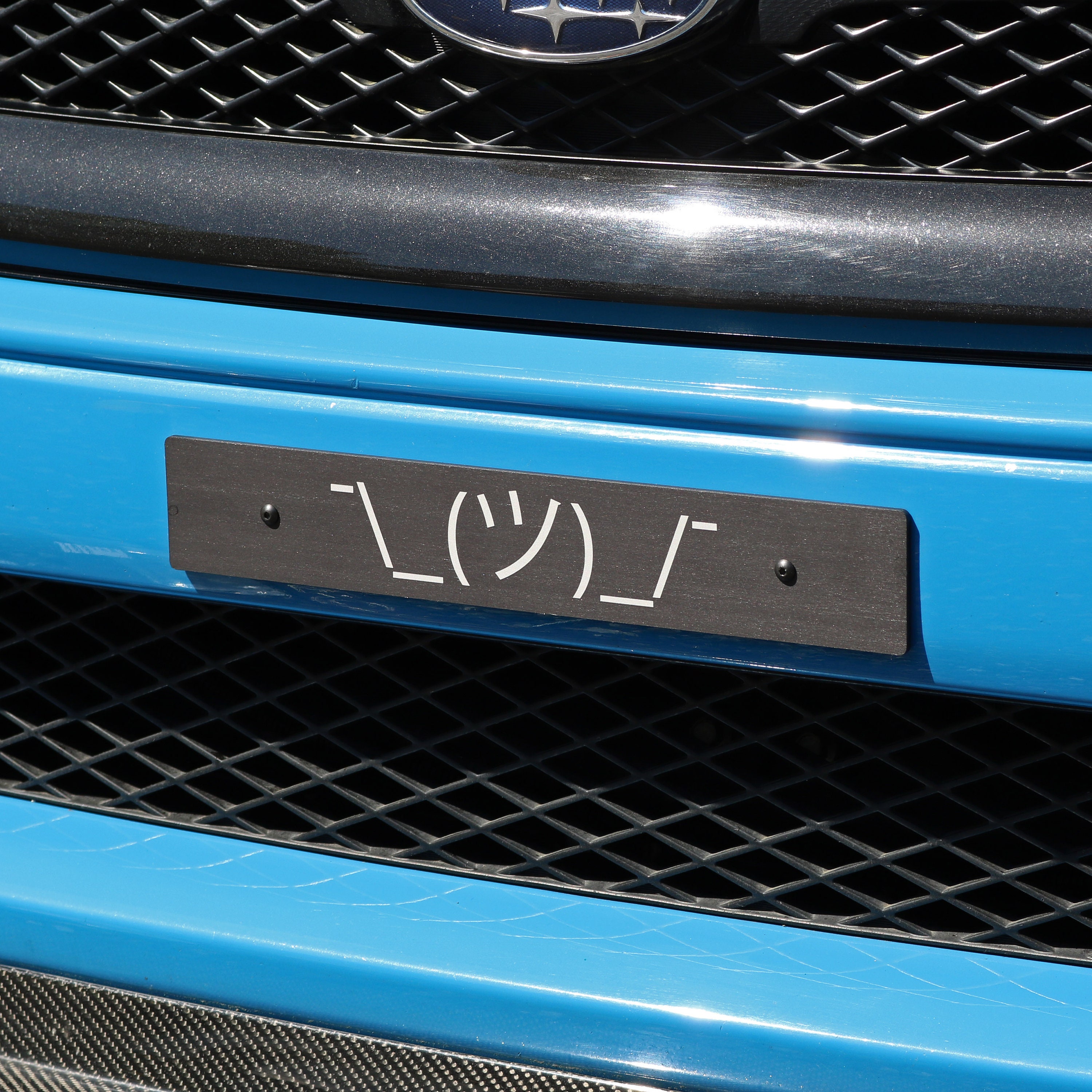 Billetworkz "shrug Guy" License Plate Delete - Etsy