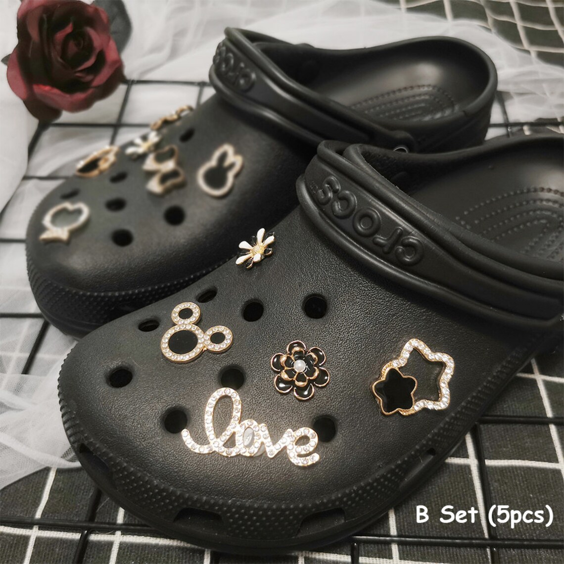 Crocs Charm Set 11pcs Lujo Crocs Charms Pack Decoraciones de | Etsy