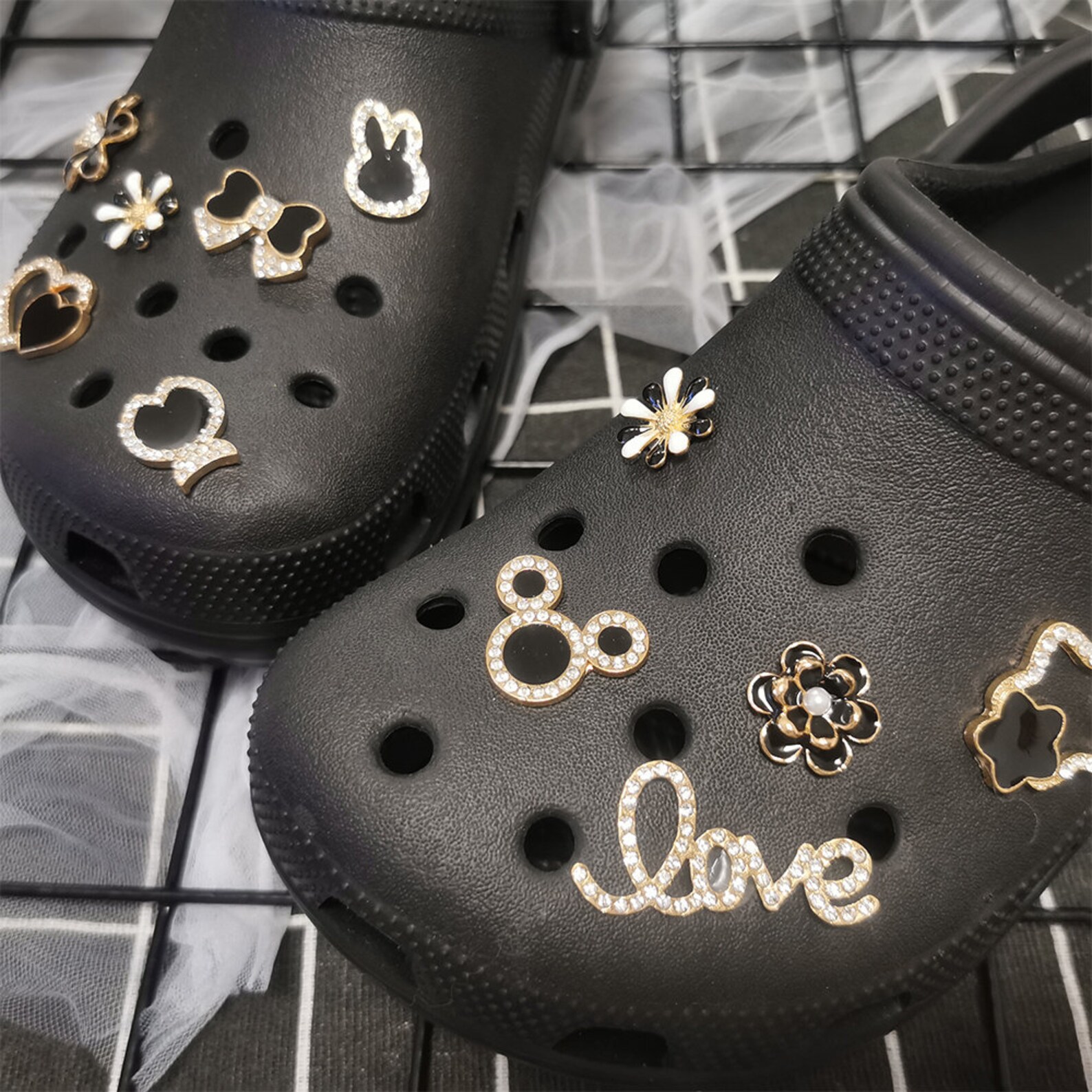 Crocs Charm Set 11pcs Lujo Crocs Charms Pack Decoraciones de | Etsy