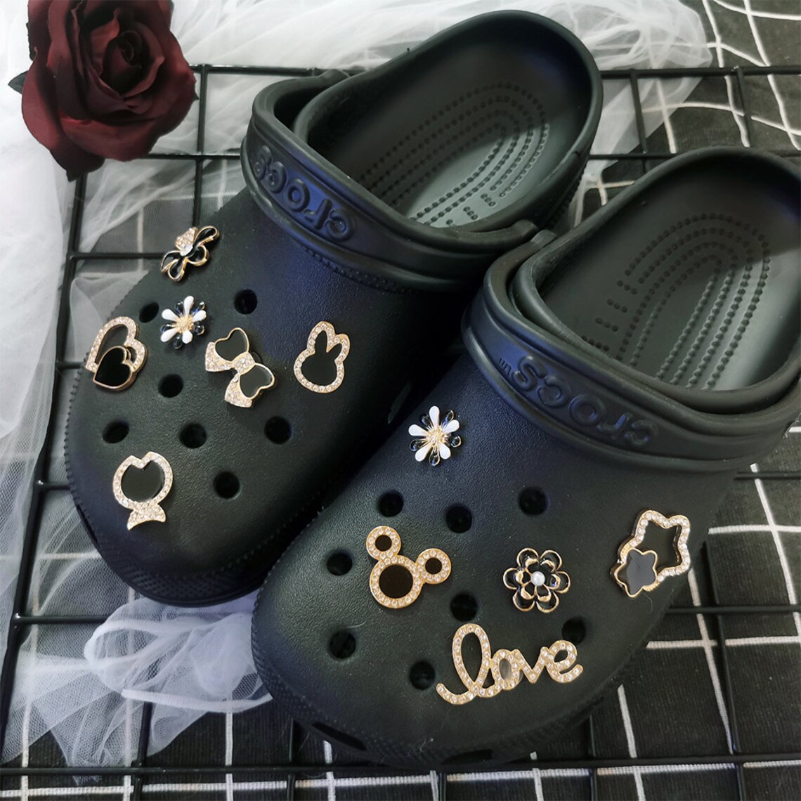 Crocs Charm Set 11pcs Lujo Crocs Charms Pack Decoraciones de | Etsy