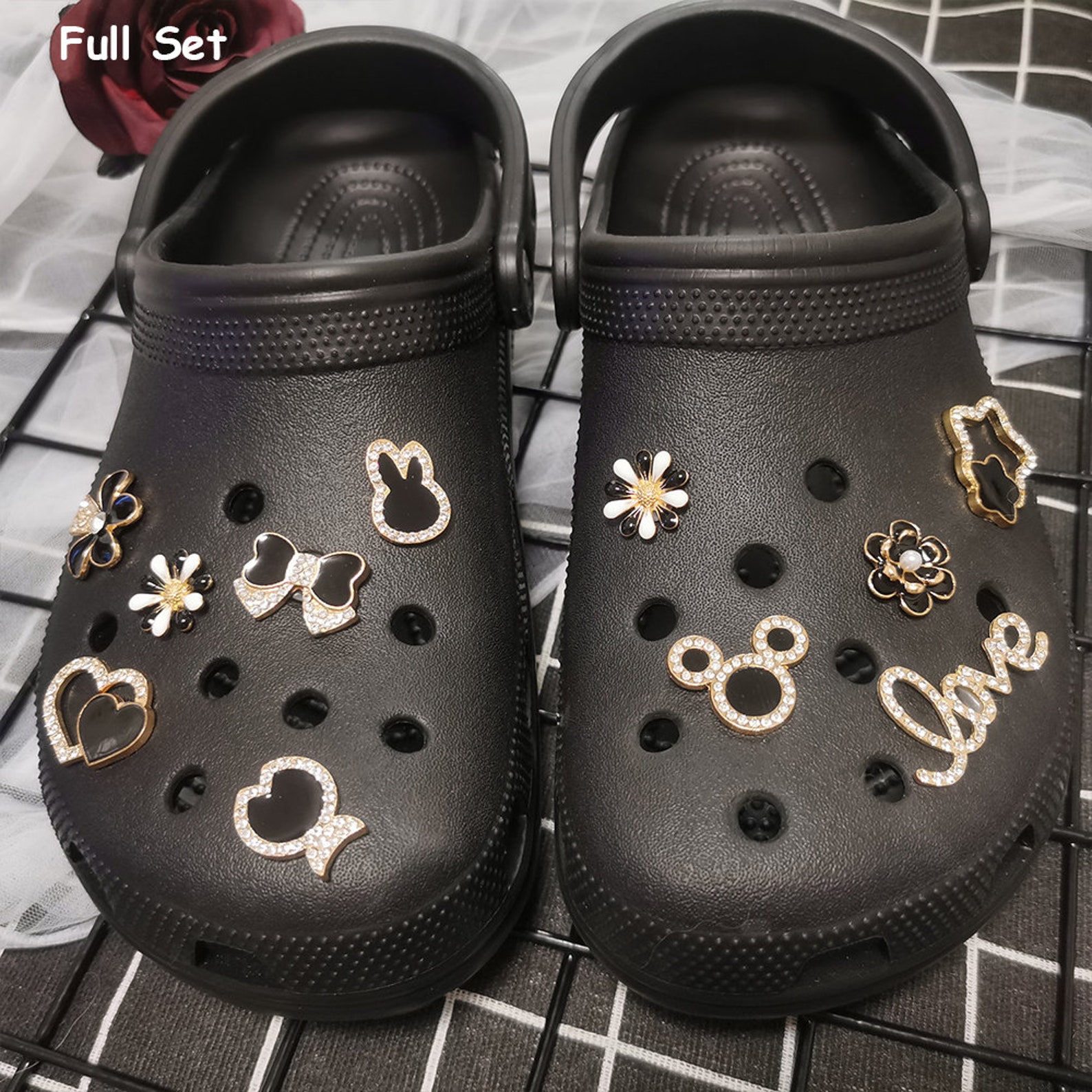 Crocs Charm Set 11pcs Lujo Crocs Charms Pack Decoraciones de | Etsy