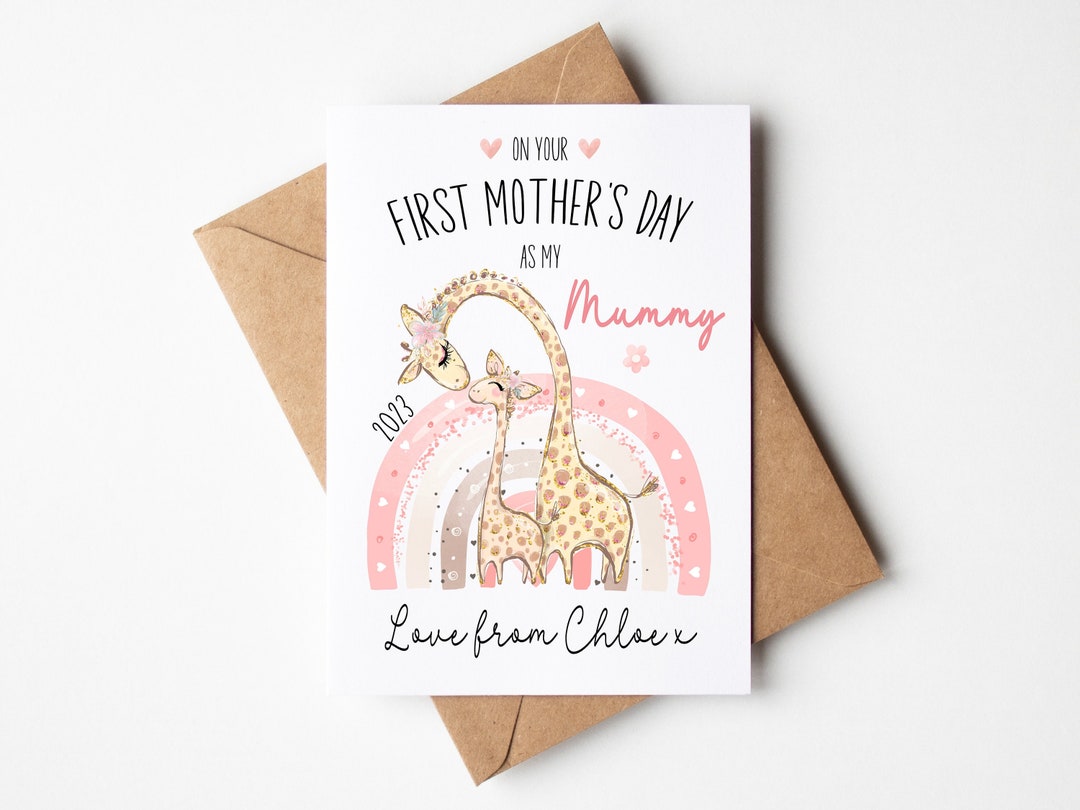 Mothers Day Card First Mothers Day Card Mummy 1st Etsy Canada