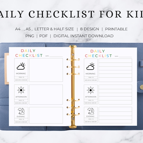 Chore Chart Journal - Etsy