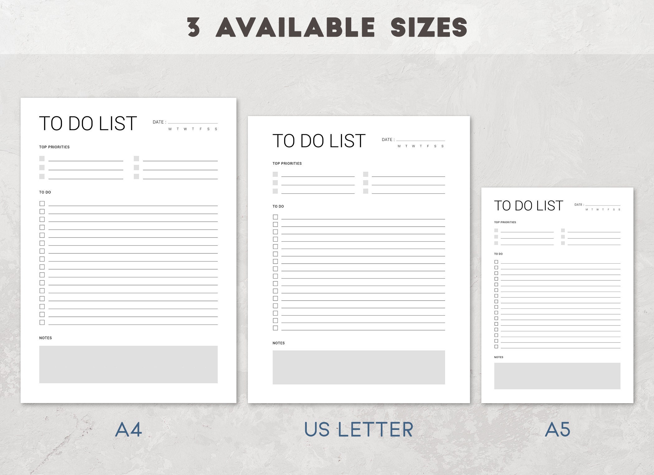 Printable Planner Bundle, Simple Planner Printable, Digital Planner ...