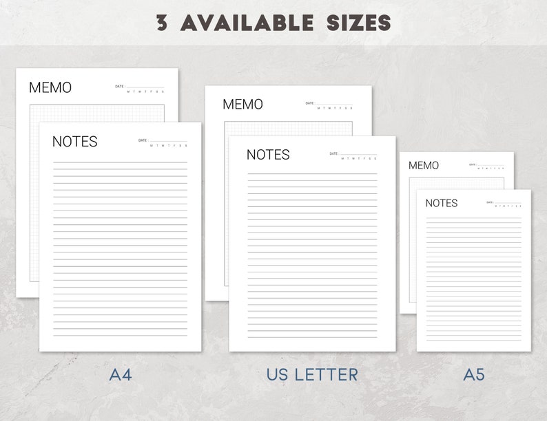 Notes Printable , Printable Notes Page, Notes Printable Template ...