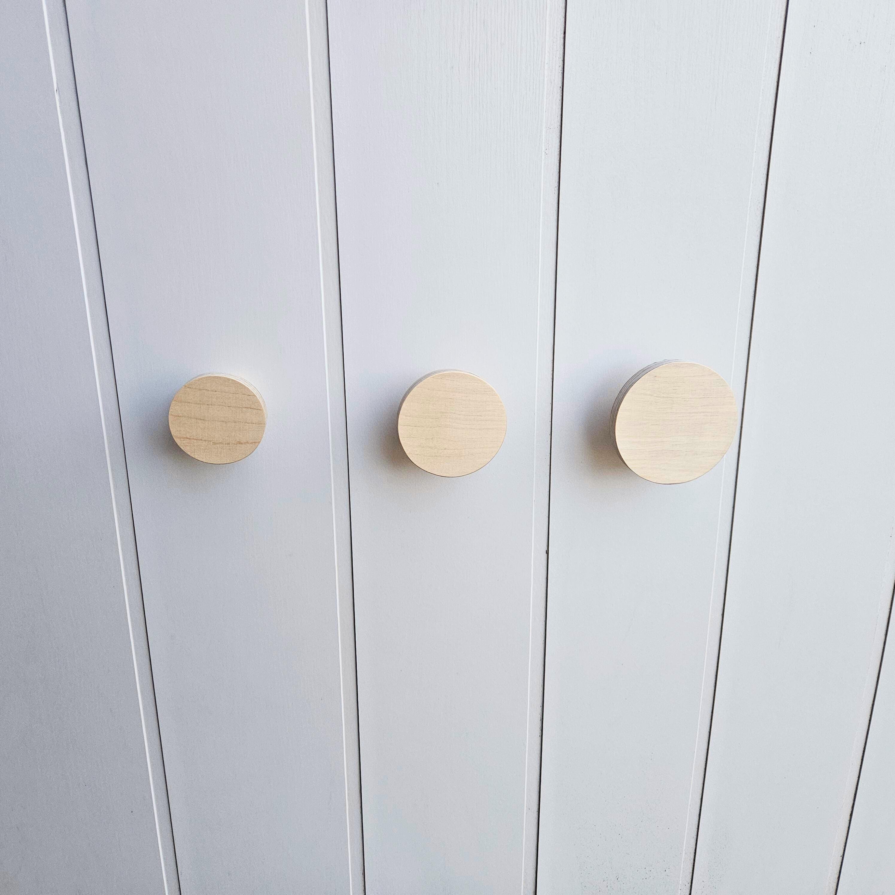 Cintres muraux en bois, porte-manteau moderne, crochet incurvé en ...