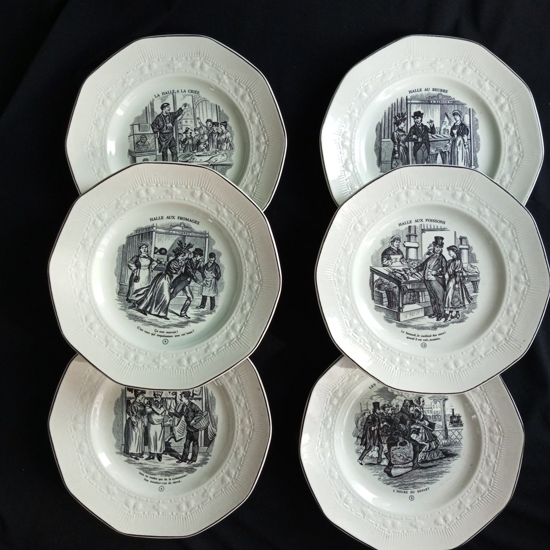 Antique Rare.plates Boch Freres Keramis - Rare Collectible Plates 19 ...