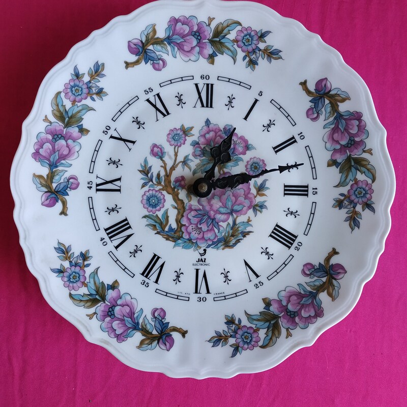 Plate Wall Clock - Etsy